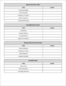 Free Case Management Checklist Template for Google Docs