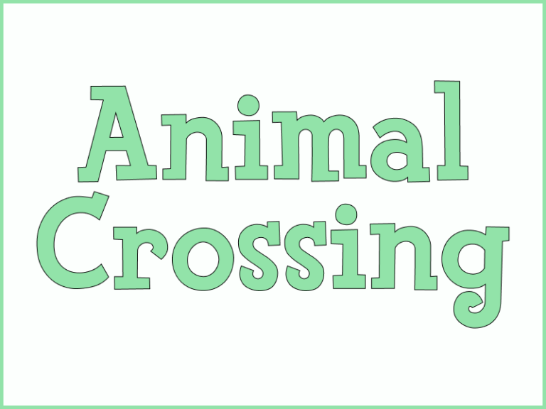 Animal Crossing Font Free Download