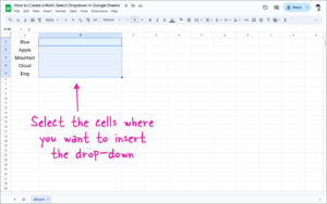 How to Create a Multi-Select Dropdown in Google Sheets (2026)