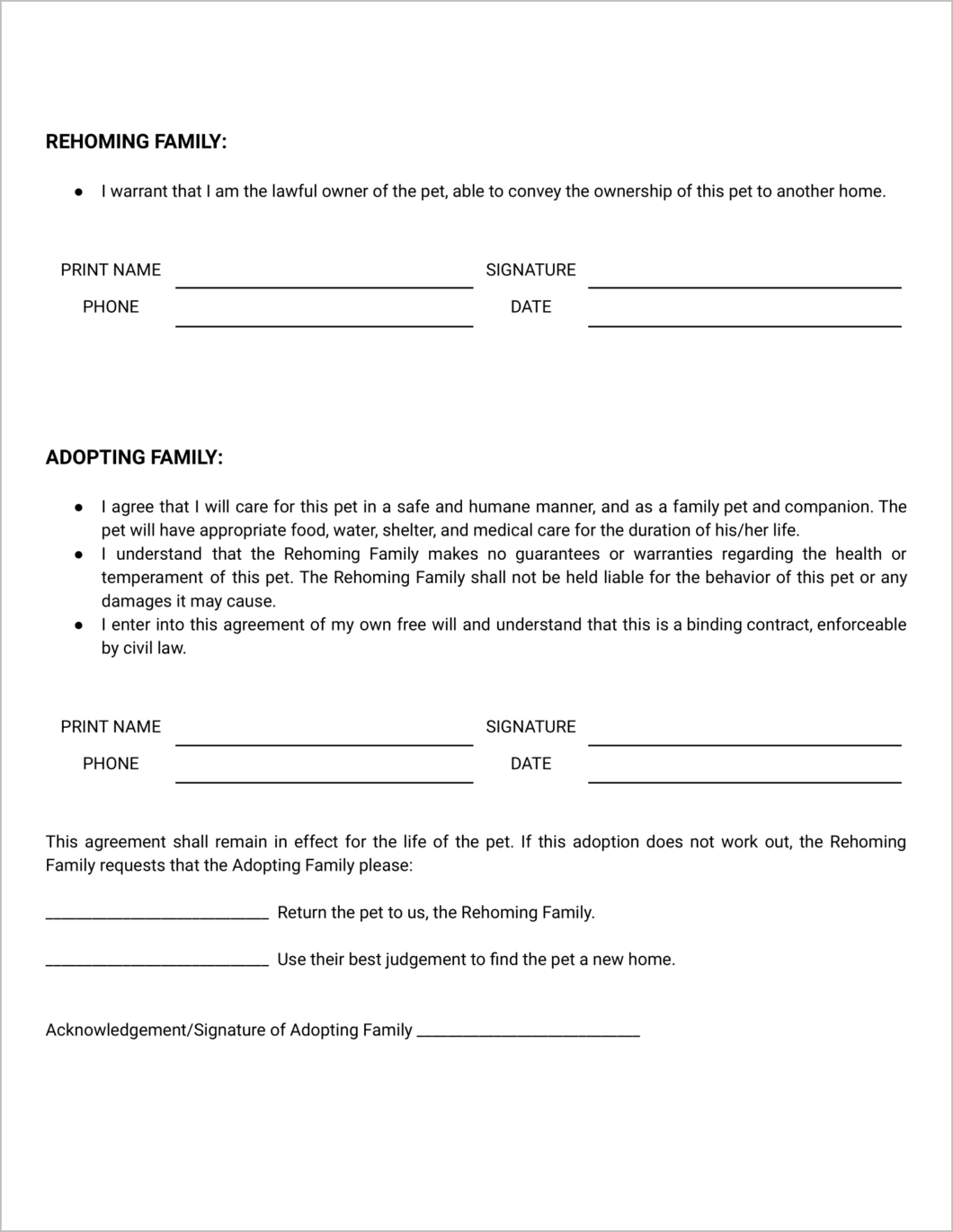 4 Free Must-Have Dog Adoption Forms (No Sign-Up Required!)