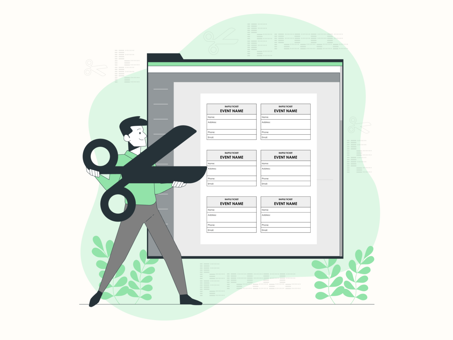 Free Editable Raffle Ticket Template (Google Docs)