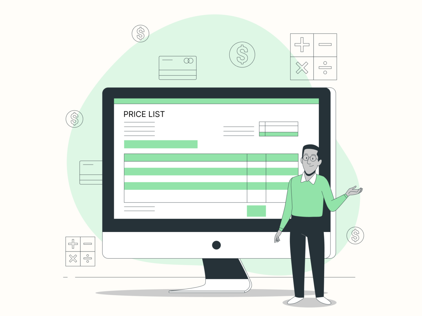 Free Editable Price List Template