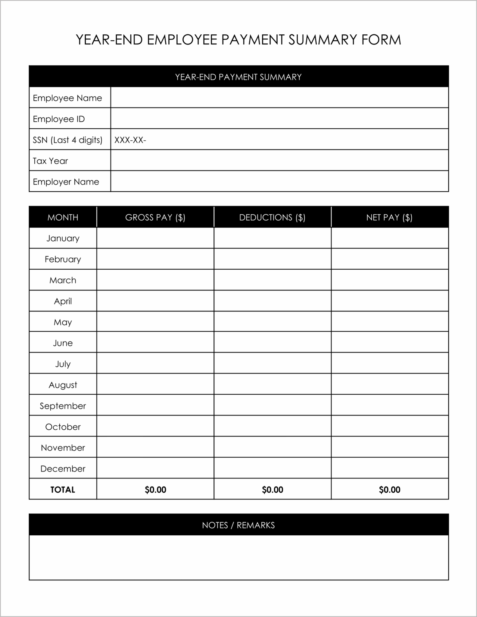 6 Must-Have Payment Summary Form Templates (No Signups!)