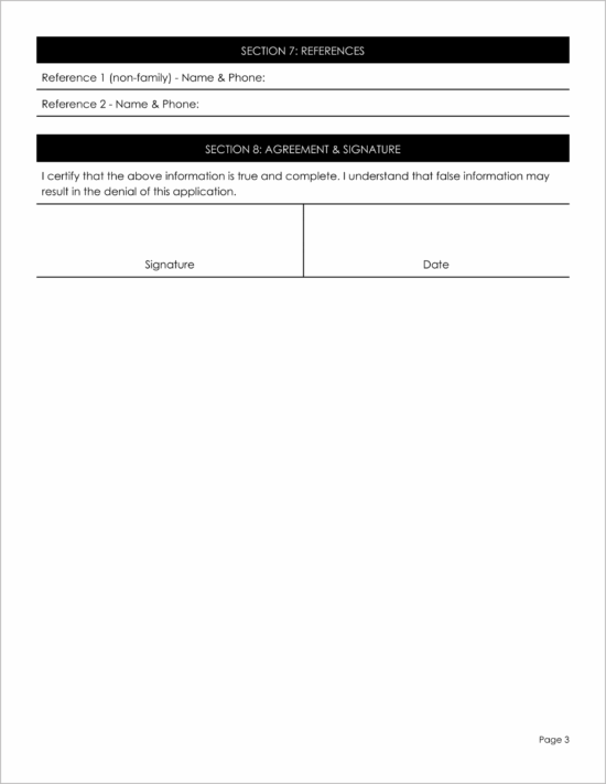 Free Cat Adoption Application Form Templates (No Signups!)
