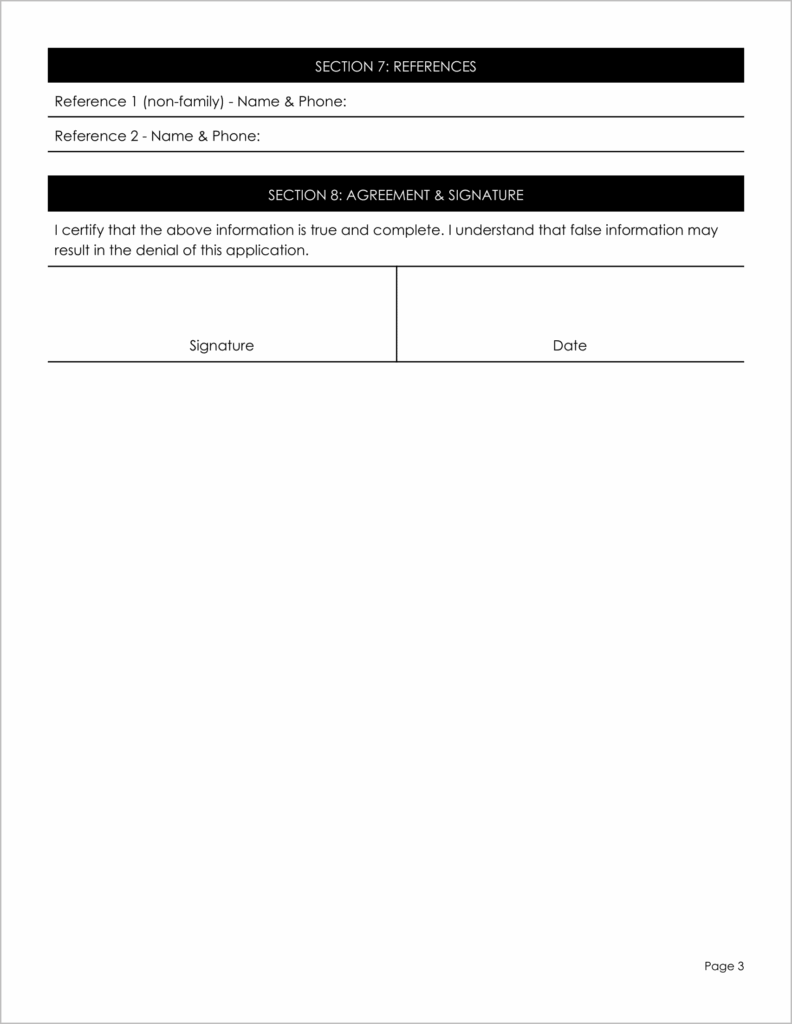 Free Cat Adoption Application Form Templates (No Signups!)