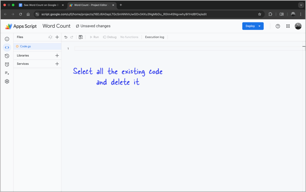 How to See Word Count on Google Docs for All Tabs